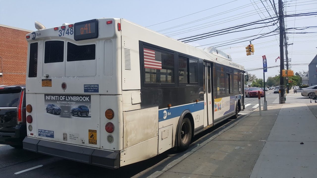 Riding An Orion Vll Original, Q41 Bus From Sutter Ave To 157 Ave - YouTube