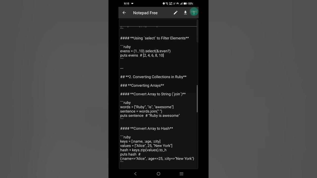Iterating and Converting Collections in Ruby | Deep Dive with Examples - YouTube
