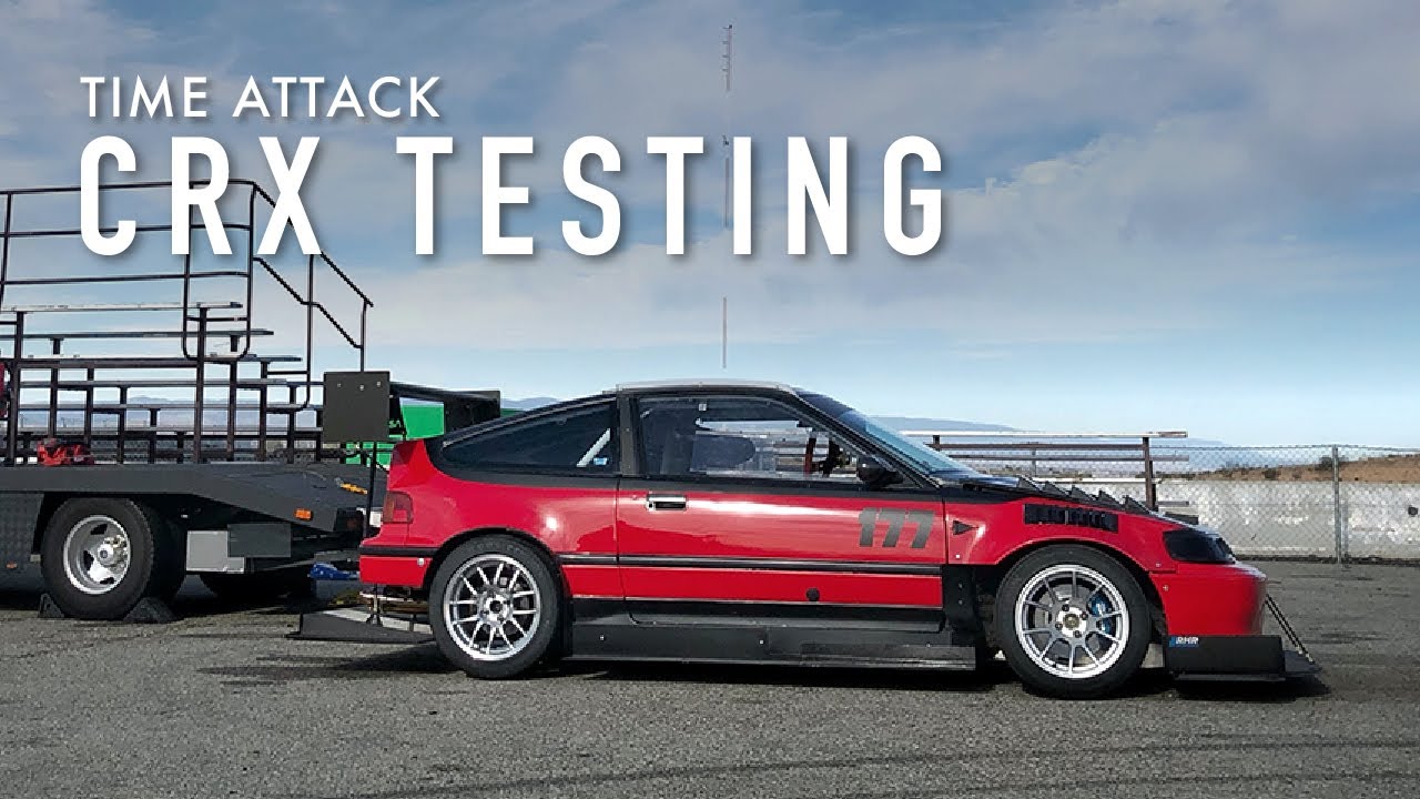 Skidpad & Oval Testing Will's Time Attack Honda CRX Si - RS Future Vlog ...
