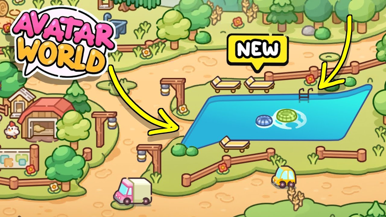 NEW POOL IN AVATAR WORLD!? / RED QUENN - YouTube