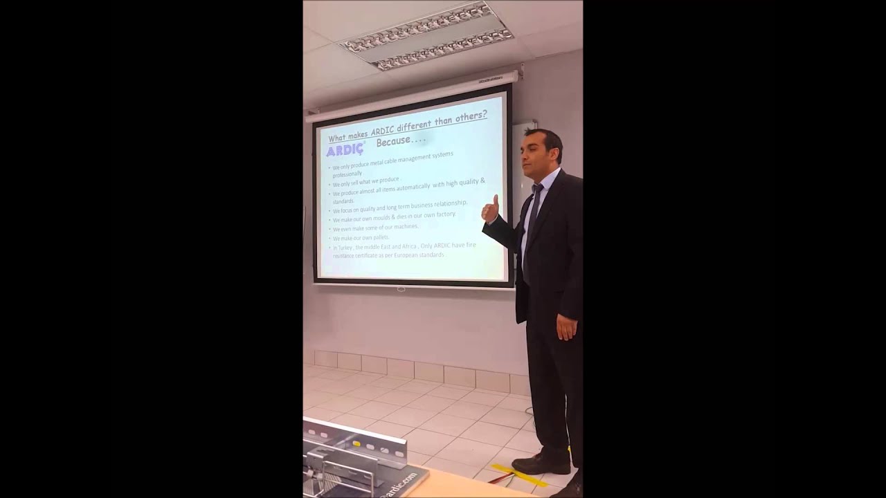 Ardic Cable Trays Presentation - YouTube