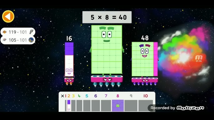 Numberblocks 8 Times Table Trick Multiplication With
