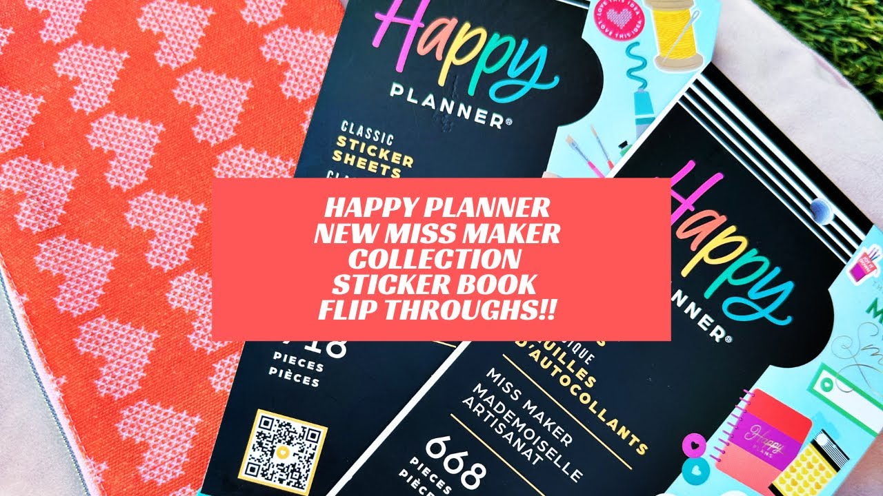 Happy Planners NEW Miss Maker Collection! - YouTube