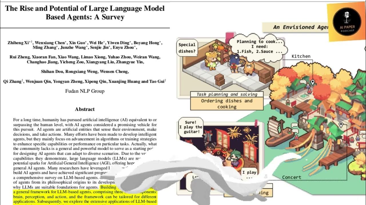 The Rise and Potential of Large Language Model Based Agents: A Survey [2023] - YouTube