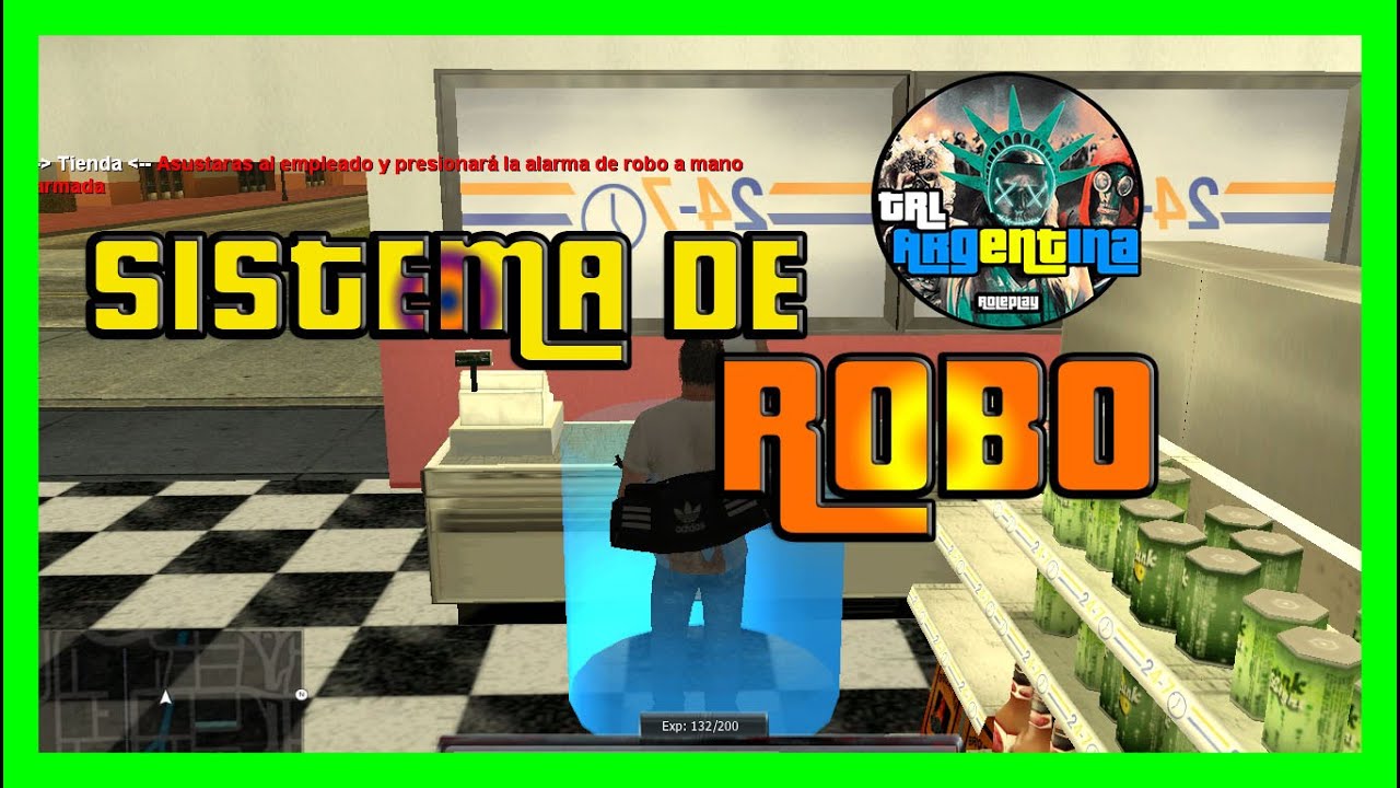Script MTA - Sistema de Robo [TRL Argentina Roleplay] - YouTube