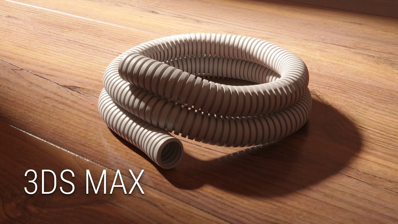 Cable Tube in 3DS MAX | Modeling Tutorial - YouTube