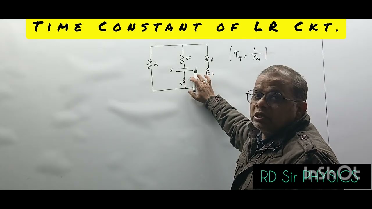 HOW TO FIND TIME CONSTANT OF LR & RC CKT. #timeconstant#physics #iitjee ...
