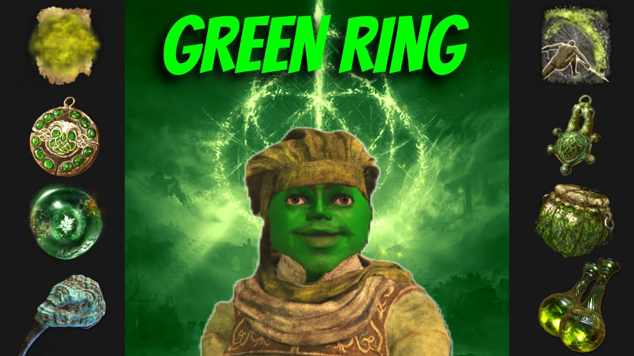 Green Run! Only Using Green Items To Beat Elden Ring- YOUWY VOD - YouTube
