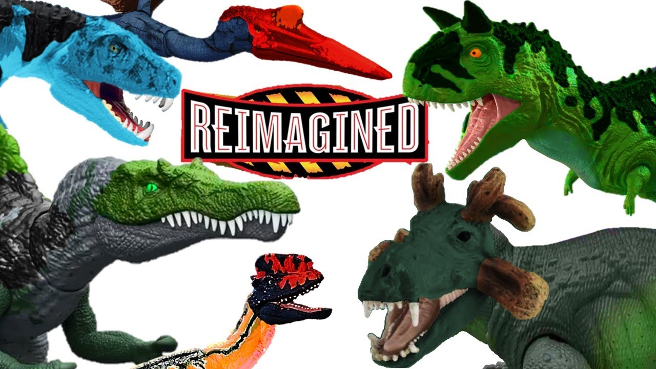 Jurassic world Legacy Collection reimagined dinosaur toy Concepts - YouTube