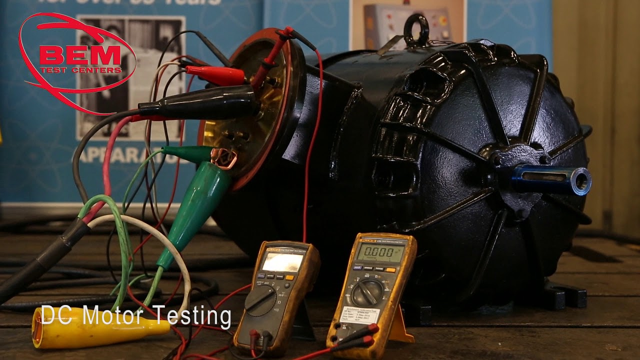 BEM Testers - DC Motor Test - YouTube