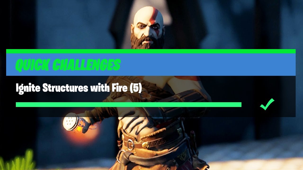 Ignite Structures with Fire (5) - Fortnite Quick Challenge Guide - YouTube