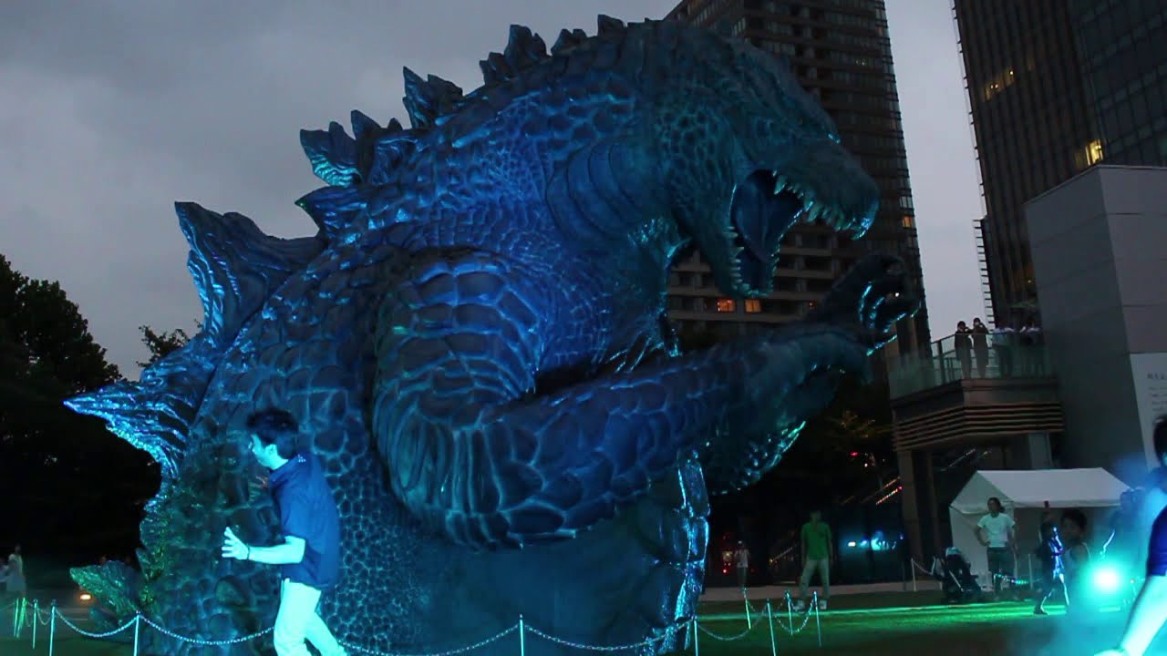 MIDTOWN meets GODZILLA light up - YouTube