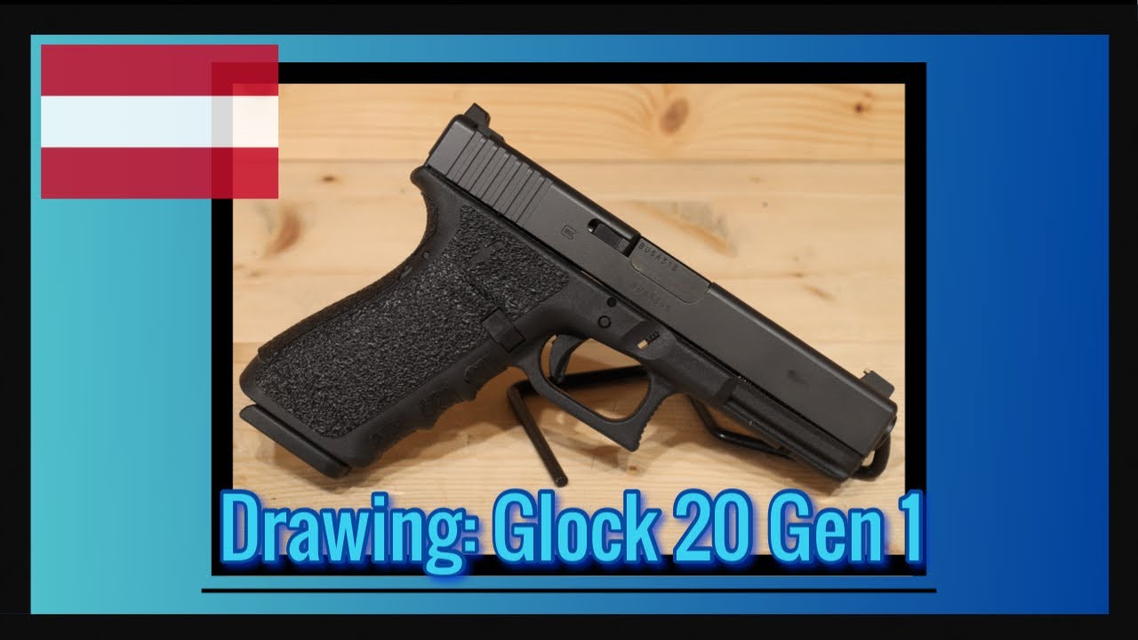 Drawing: Glock 20 Gen 1 - YouTube