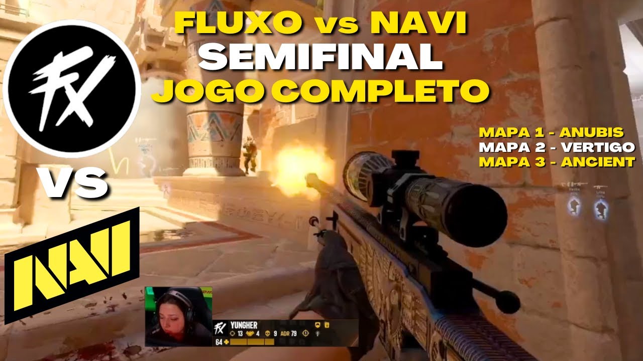 FLUXO DEMONS vs NAVI JAVELINS - JOGO COMPLETO (Todos os Mapas) ESL ...