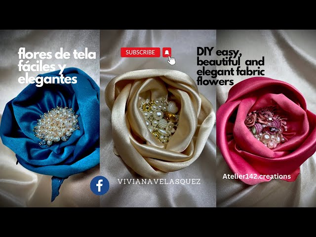 Flores Hechas De Tela Transparente Patrón Floral Transparente Flores