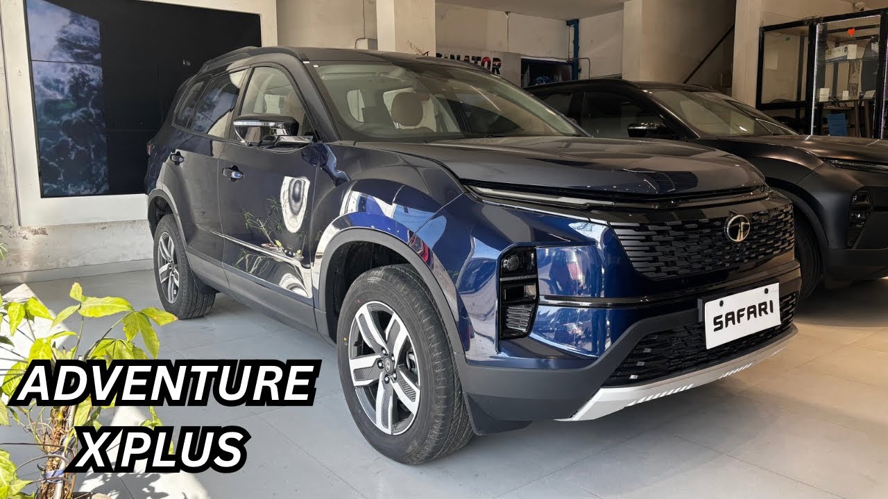 Tata Safari Adventure X plus AT | Full Detailed Walkaround Review ...