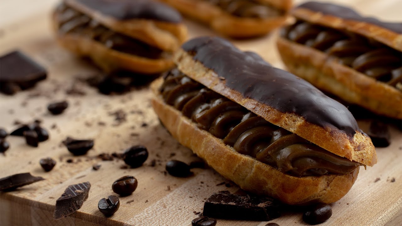 Coffee Eclair - Rich & Creamy Recipe - YouTube