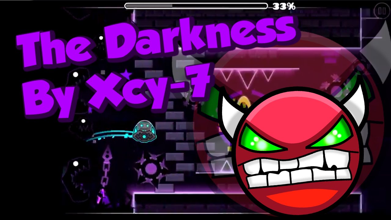 Geometry Dash | The Darkness by Xcy 7 (Easy Demon) - YouTube