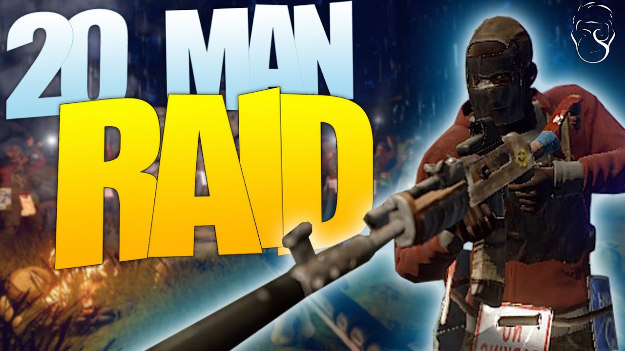 Rust | 20 MAN RAID! - YouTube
