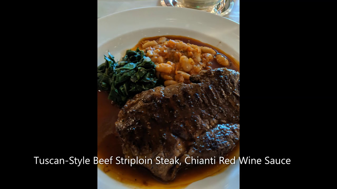 Ruby Princess Main Dinning Room Food - Alaska Cruise 2019 - YouTube