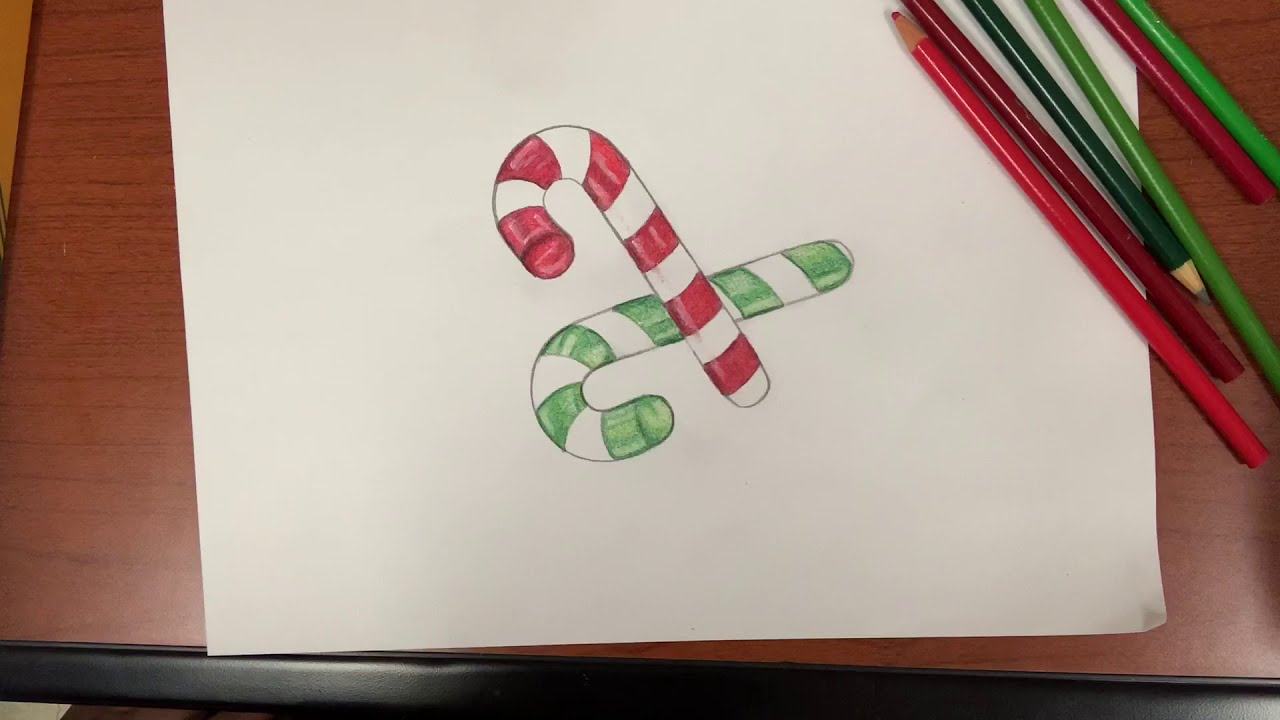 Overlapping Candy Canes - YouTube