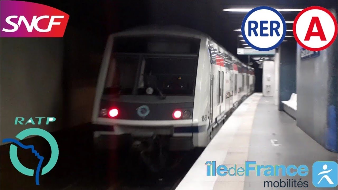 (FHD) Spot en gare de Lyon et Nation sur le RER A - YouTube