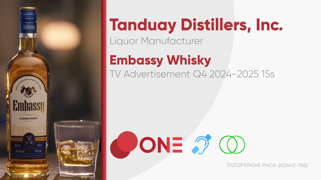 Embassy Whisky TV Ad Q4 2024-2025 15s (Philippines) [CC/ST] - YouTube