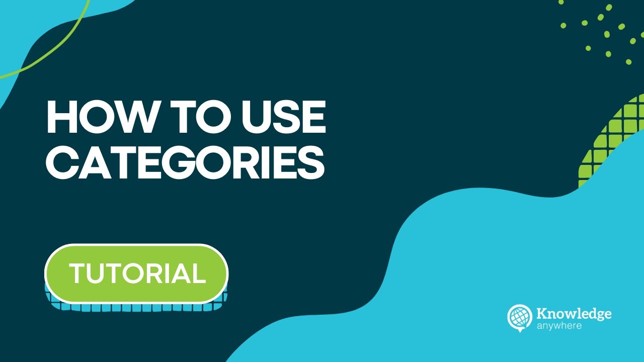 What Are Categories and How Do I Use Them? - YouTube
