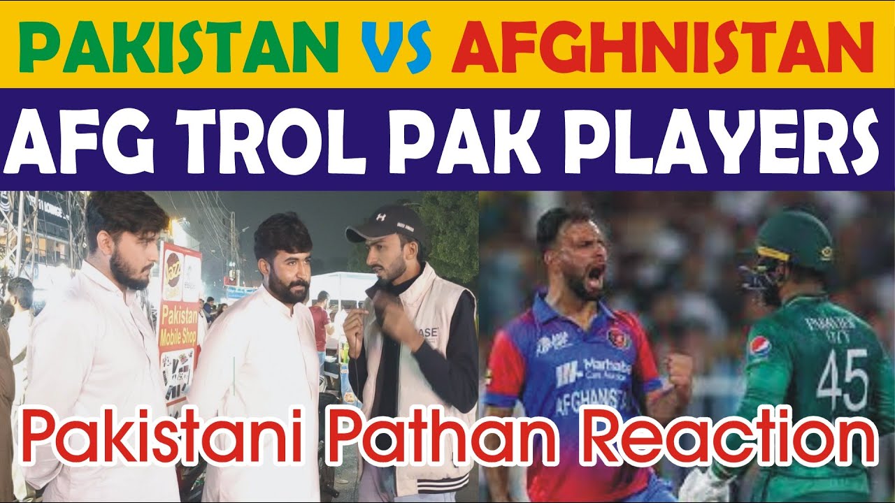 AFGHANISTAN BEAT PAKISTAN | PAKISTANI PATHAN REACTION IN PASHTO ...