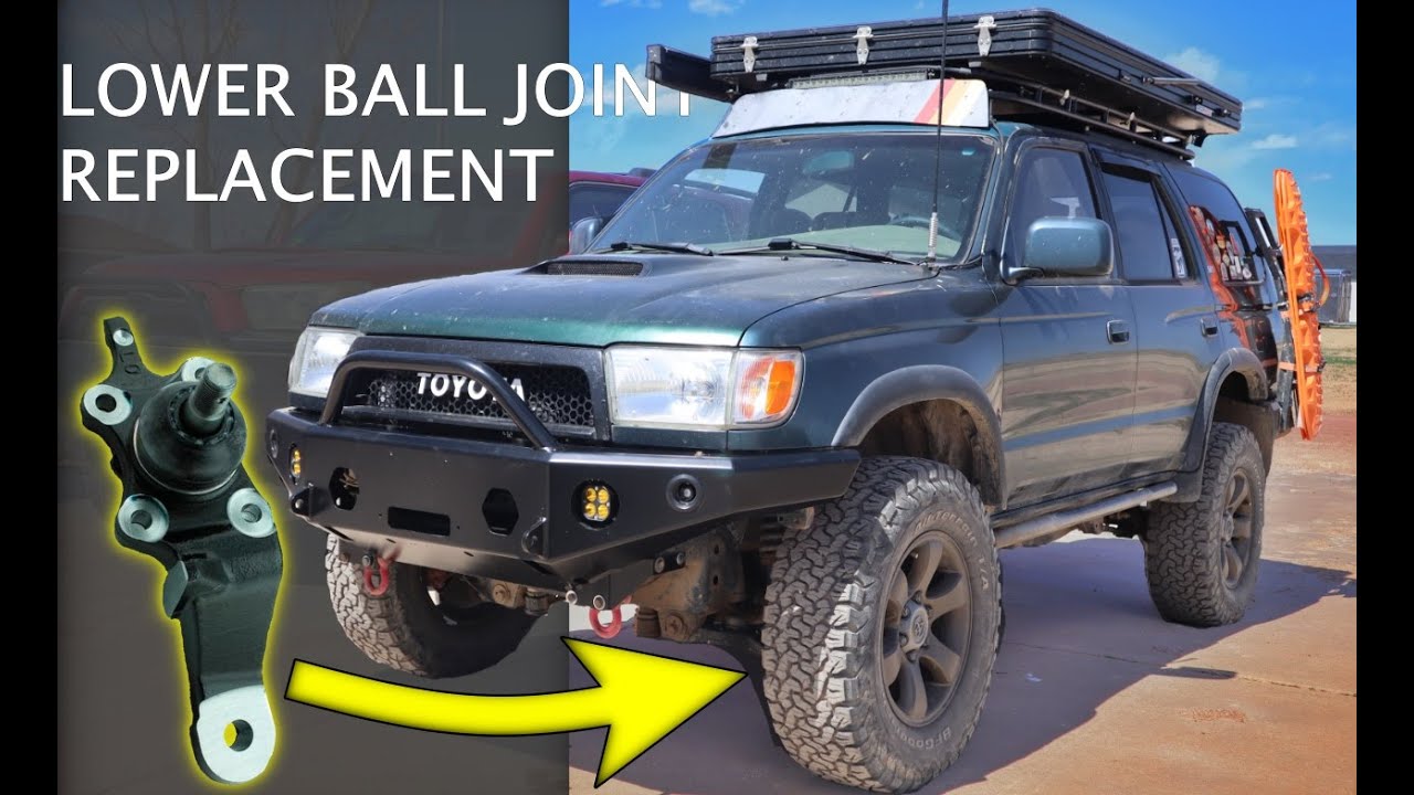 3rd Gen 4Runner || Lower Ball Joint Replacement - YouTube