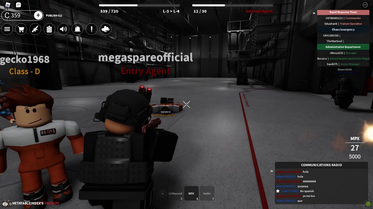 CHAOS INSURGENT As Beta SCP: Roleplay By SCP | Roleplay Community - YouTube