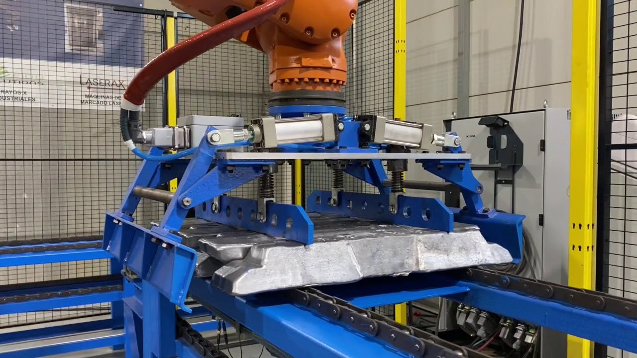 AUTOMATIC INGOTS STACKING - HORMESA - YouTube