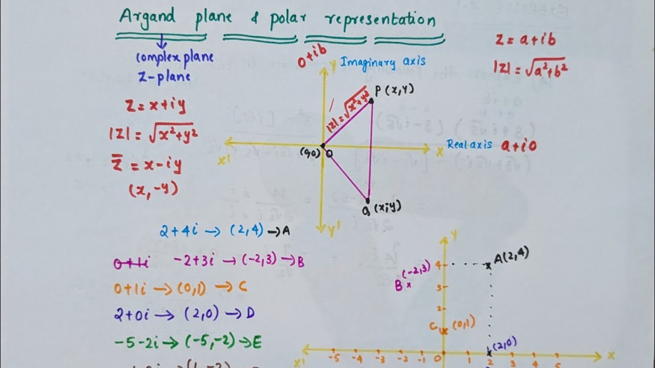 Argand plane and polar representation//Class 11 Maths//complex numbers ...