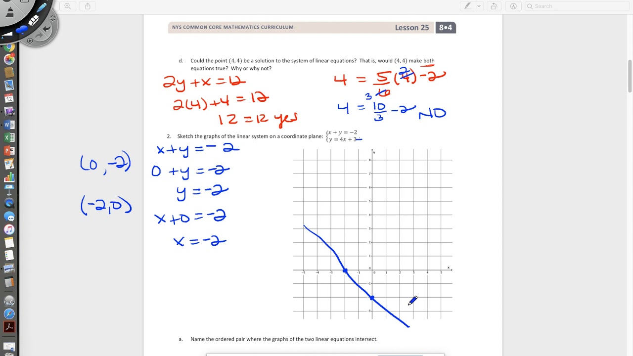 8TH GRADE MODULE 4 LESSON 25 - YouTube