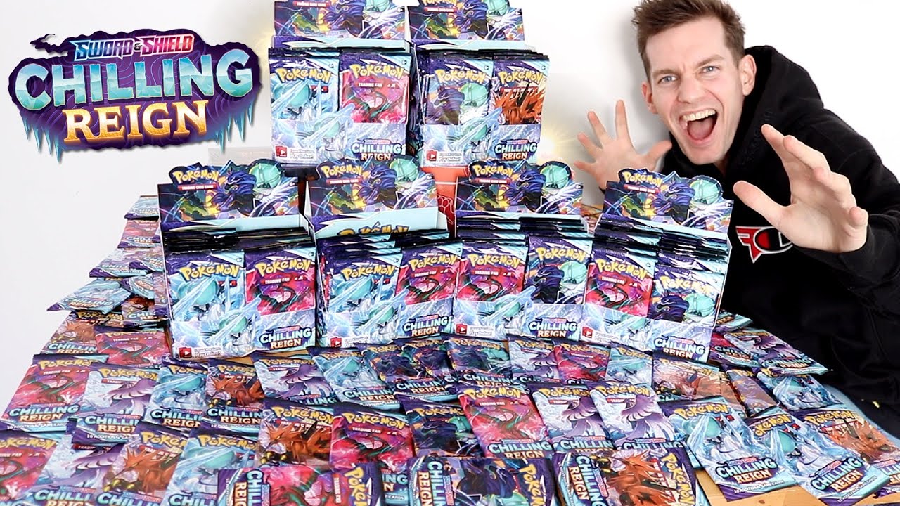 MY BIGGEST CHILLING REIGN OPENING EVER (216 PACKS!!!) - YouTube