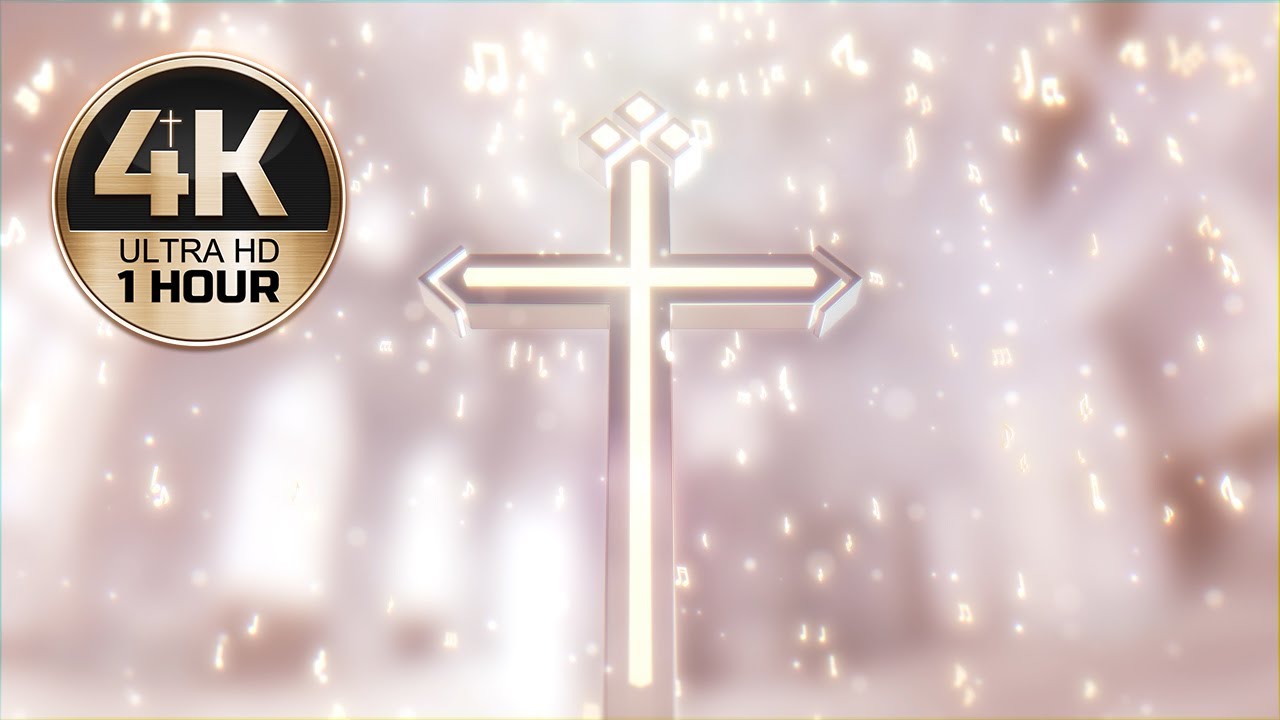 Worship & Song Praise Background - 1 Hour 4K Loop with Musical Notes ...