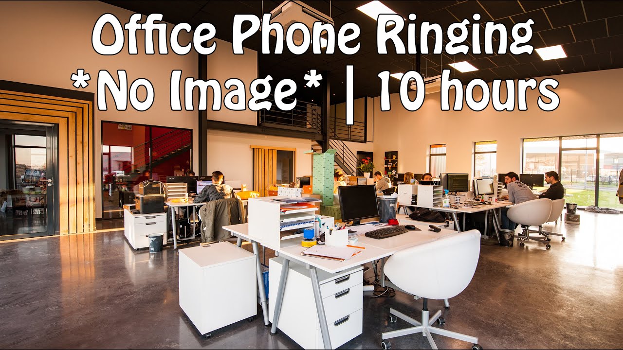 Office Phone Ringing *Black Screen* | 10 Hours | Sleep Sounds - YouTube