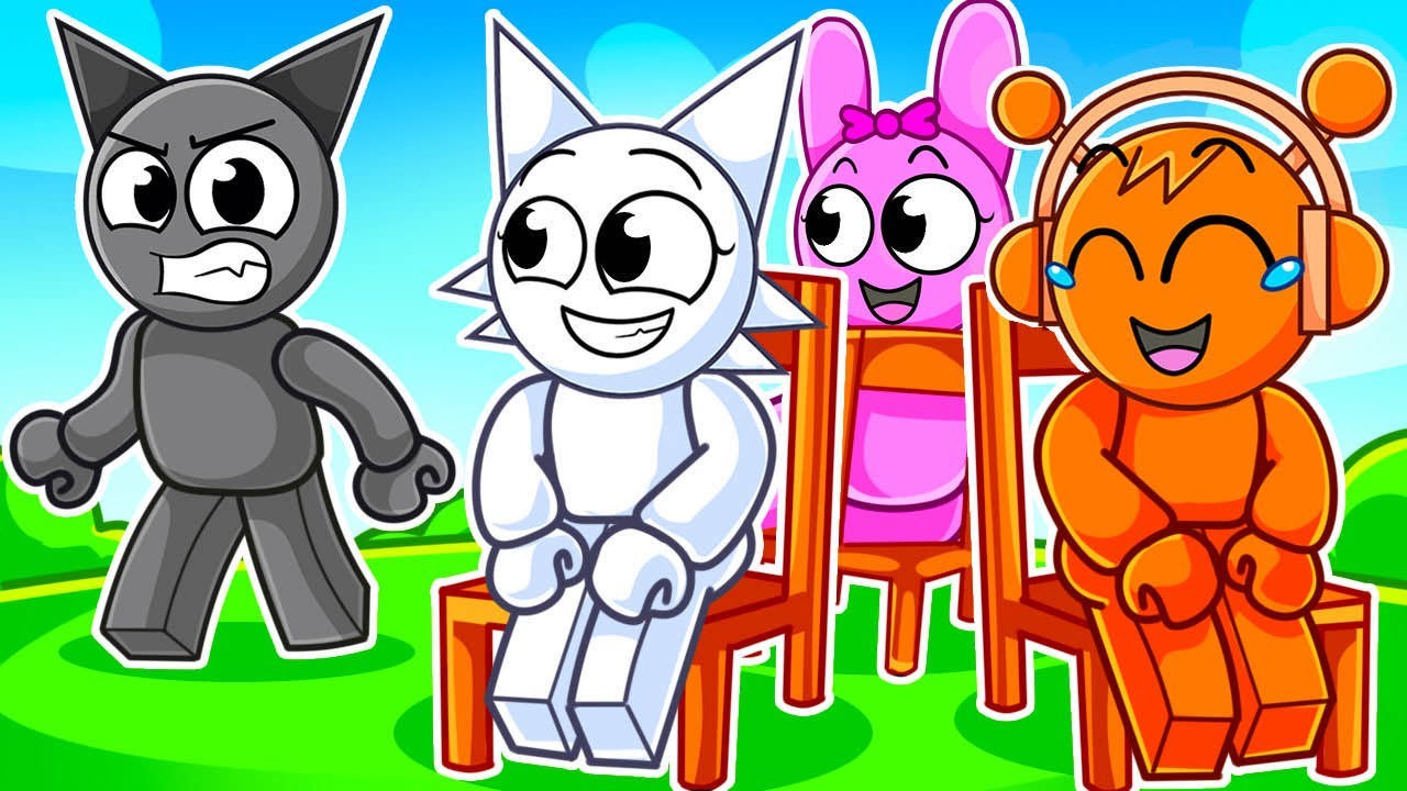 Sprunki Plays MUSICAL CHAIRS In Roblox... - YouTube