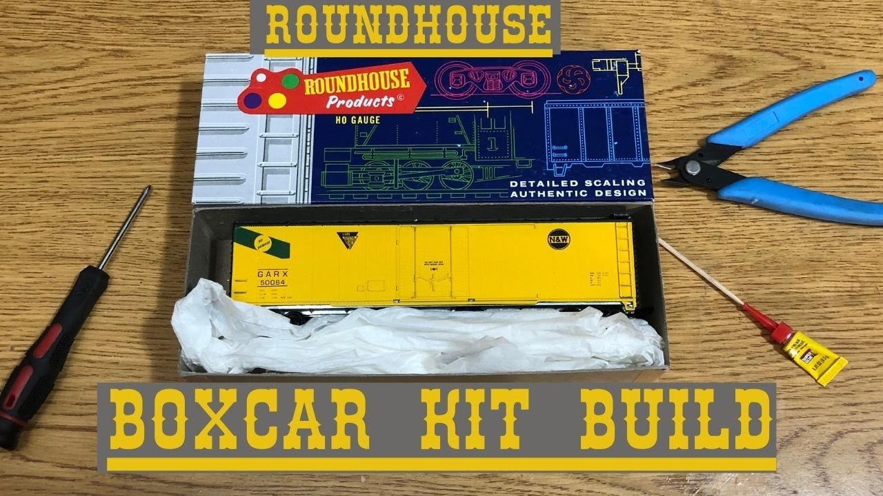 HO BOXCAR KIT BUILD! | Roundhouse GARX N&W Boxcar Kit! - YouTube