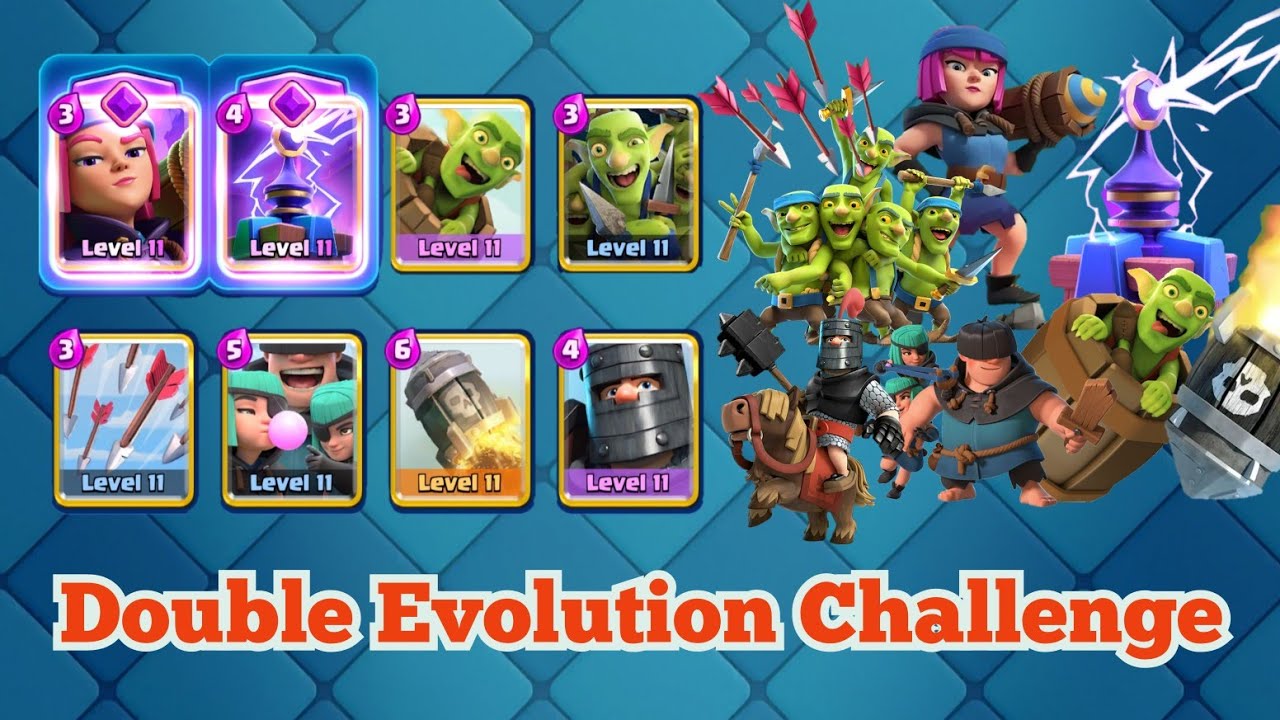 Clash Royale gameplay. Double Evolution Challenge. #clashroyale #gaming #clash - YouTube