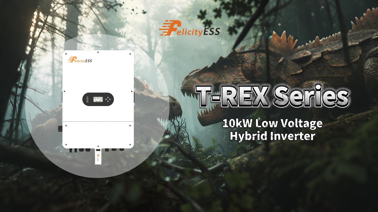 T-REX Series 10kW Low Voltage Hybrid Inverter Introduction - YouTube