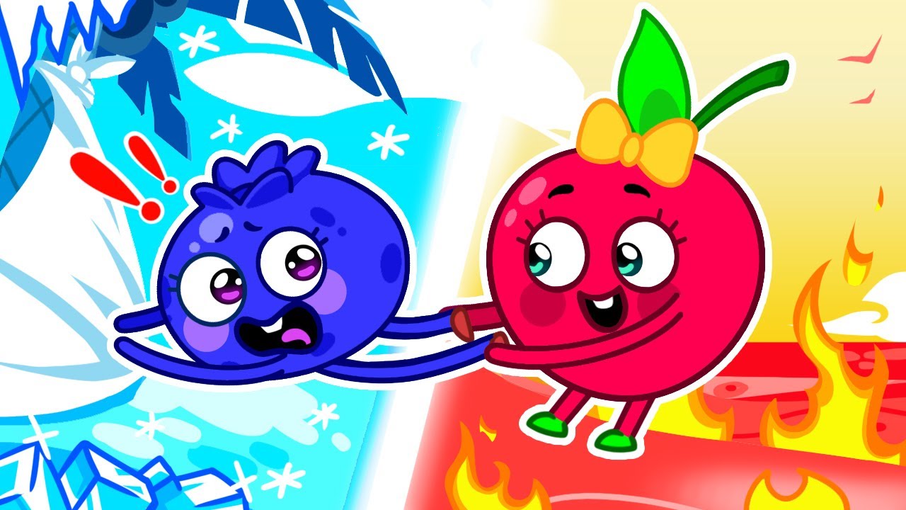 ☀️ Hot vs Cold Challenge 🧊 Rain Go Away! 💦 || VocaVoca Stories 🥑 - YouTube
