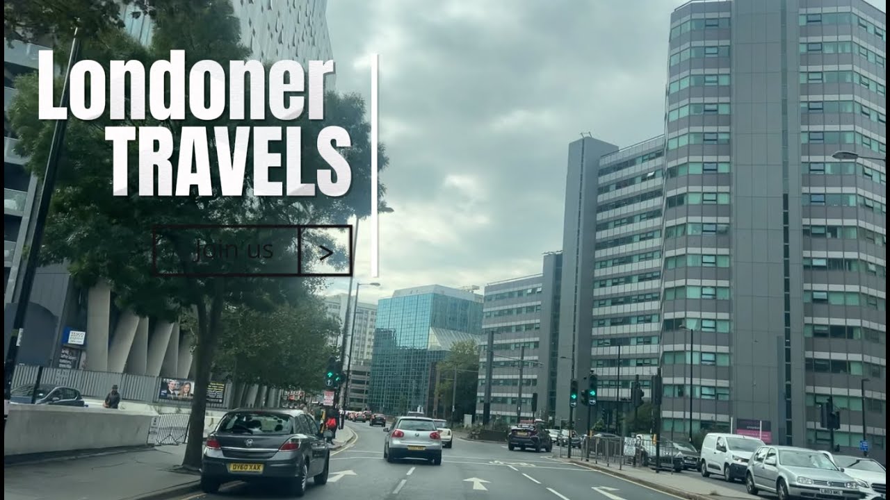 Londoner Travels 4k Drives-Rainy day in Cheam to Crystal palace-SW ...