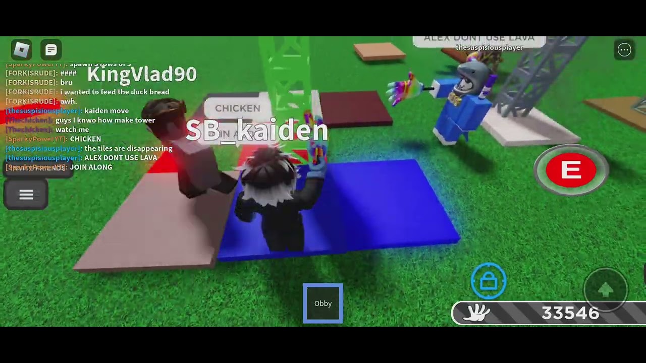 Building a tower In slap battles! - YouTube