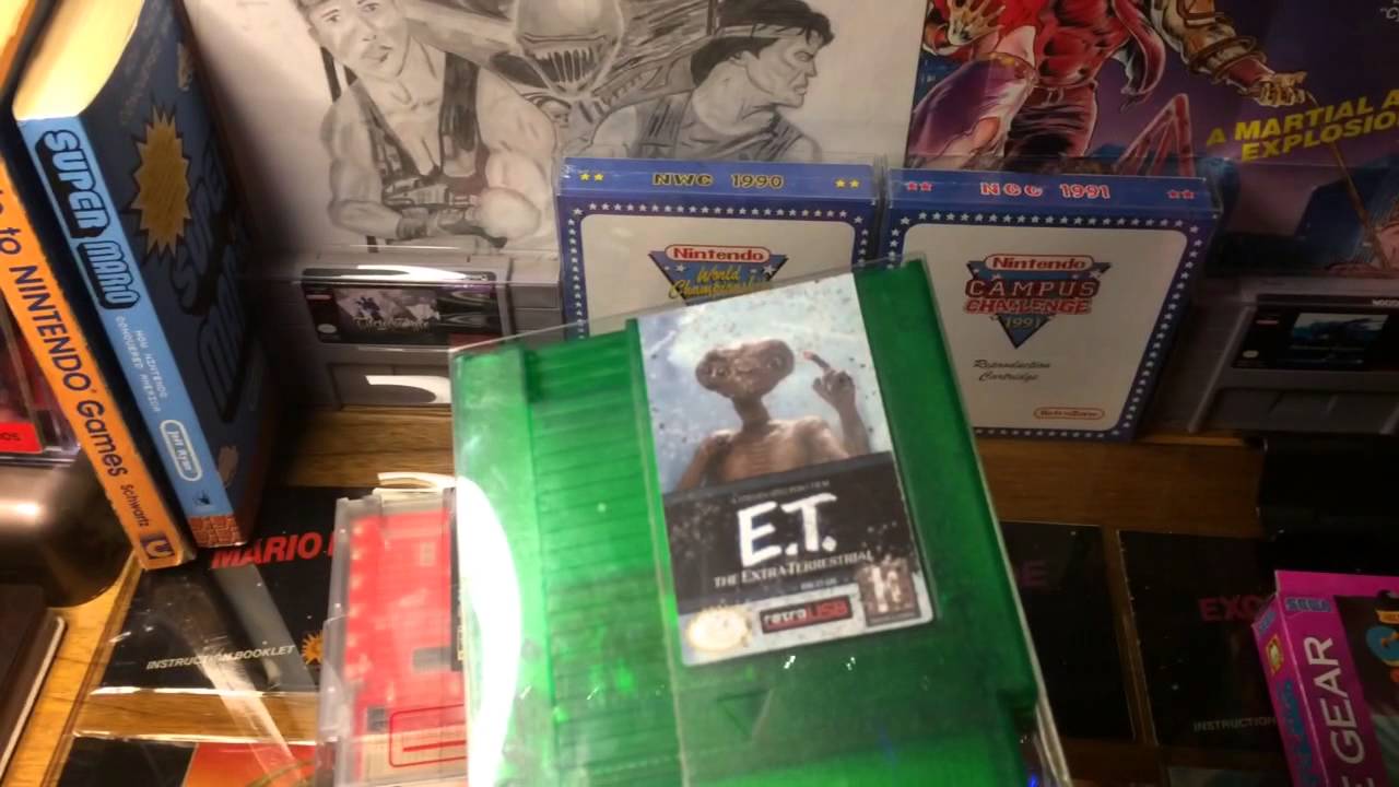 E.T. For the NES from Kahn Games. - YouTube