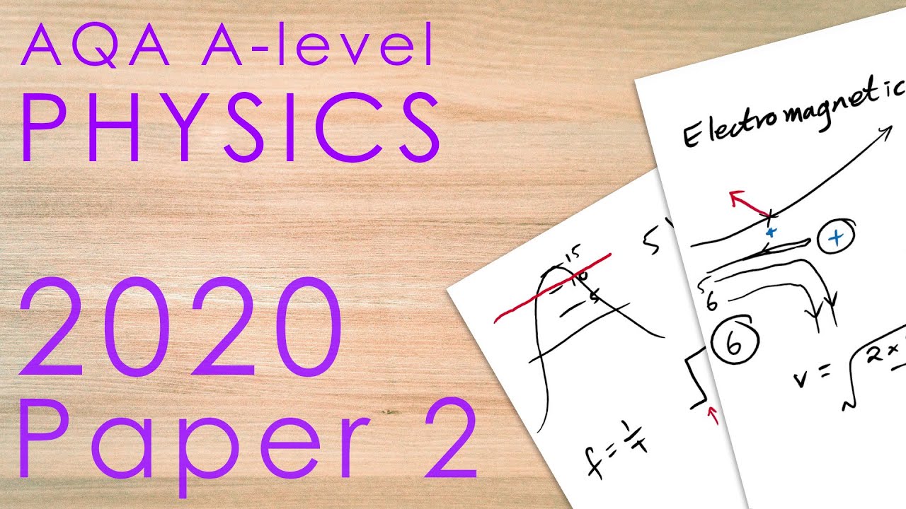 AQA 2020 Paper 2 - A-level Physics Past Paper - YouTube