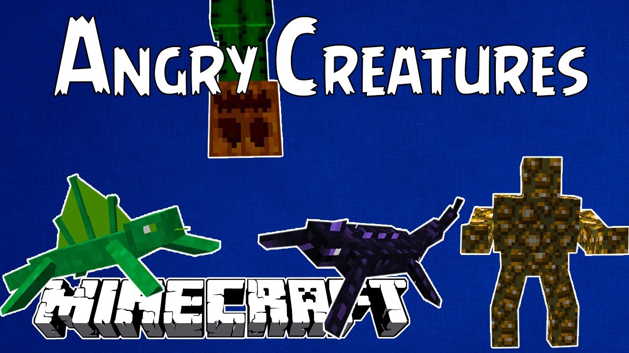 Angry Creatures! - MINECRAFT MOD - YouTube