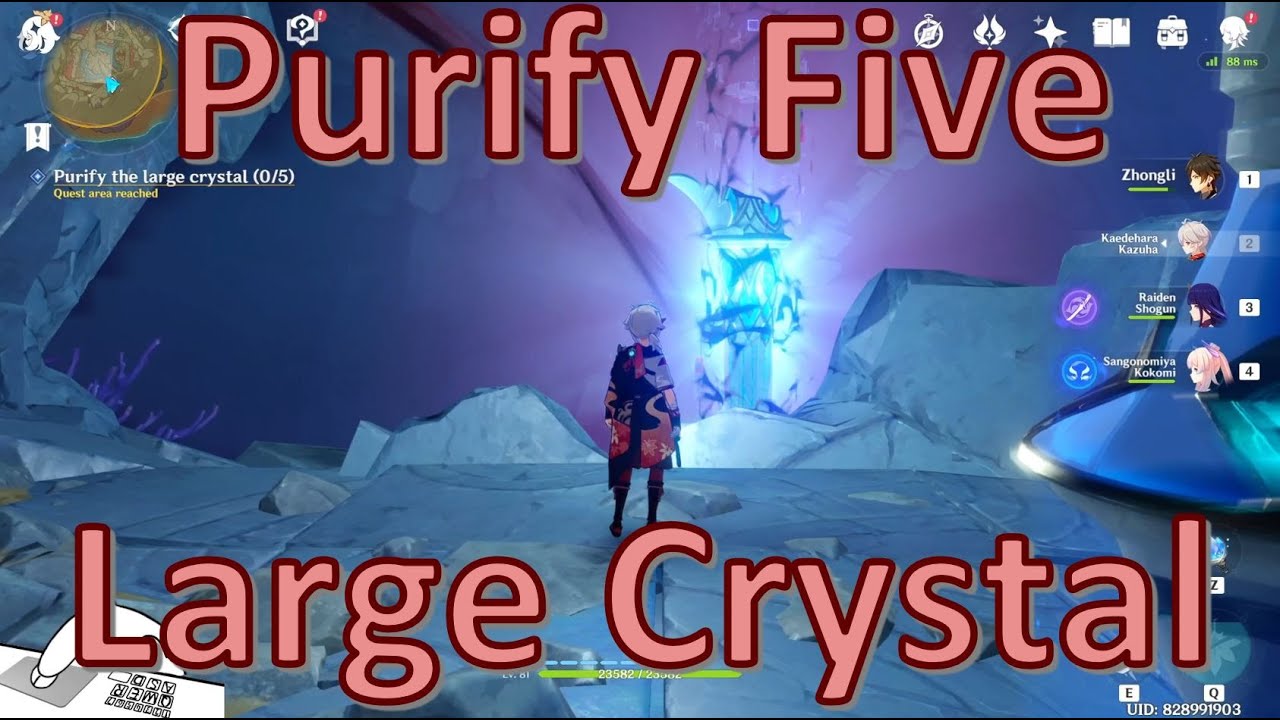 Walkthrough Purify Five Large Crystal At Last Area of Chasm - YouTube