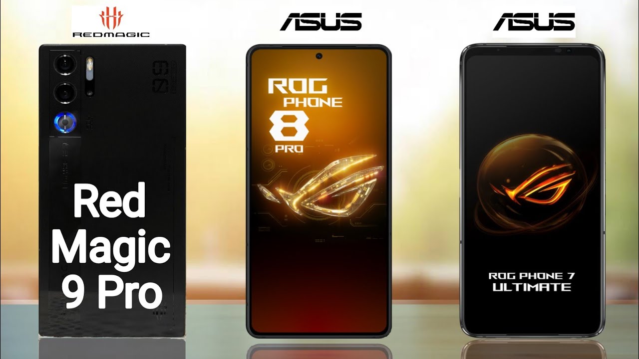 Red Magic 9 Pro 5G vs ROG Phone 8 Pro 5G vs ROG Phone 7 Ultimate 5G ...