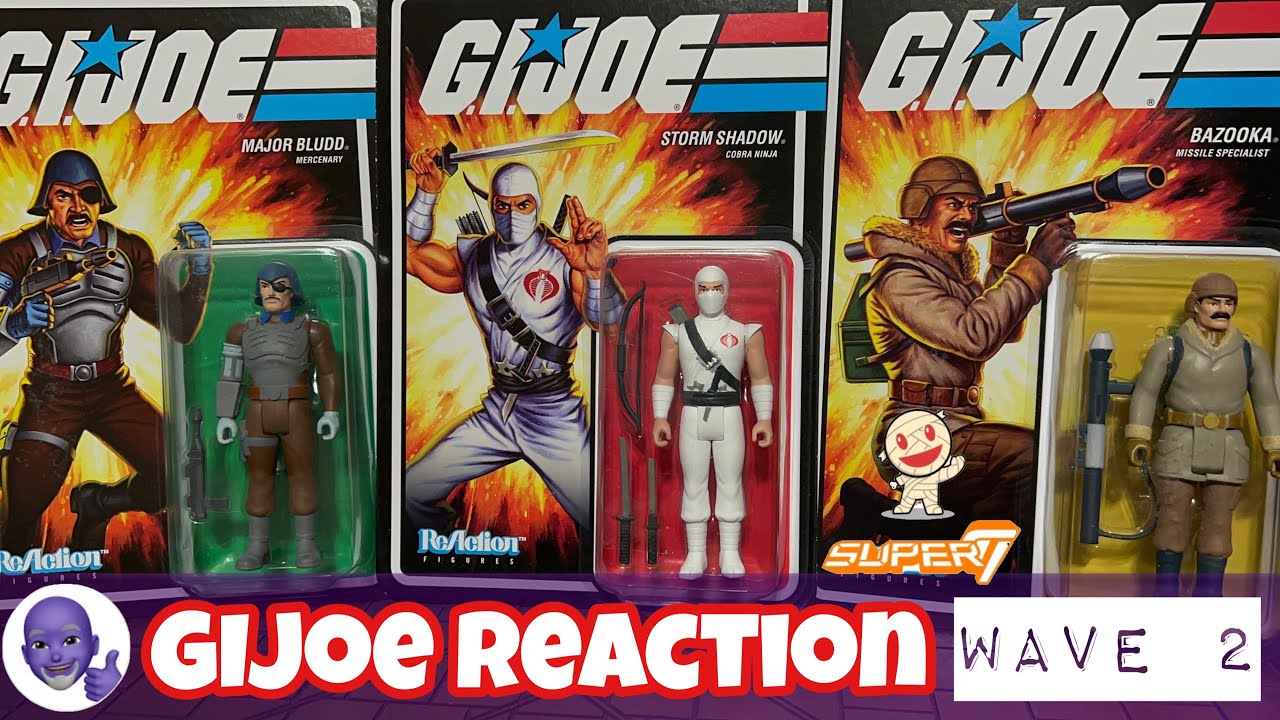 G.I.Joe ReAction / COMPLETE Wave 2 / Super7 ReAction Carded Action ...